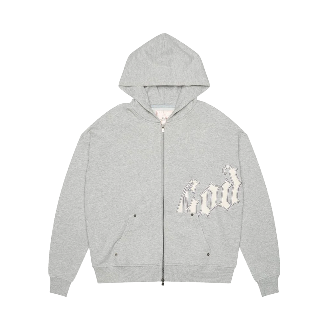 Godspeed OG Logo Hoodie - 'Heather Grey' - Kicks Lounge